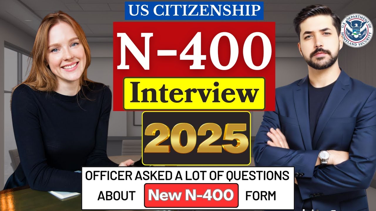 Practice N-400 US Citizenship Interview 2025 & Oath Ceremony - N400 ...