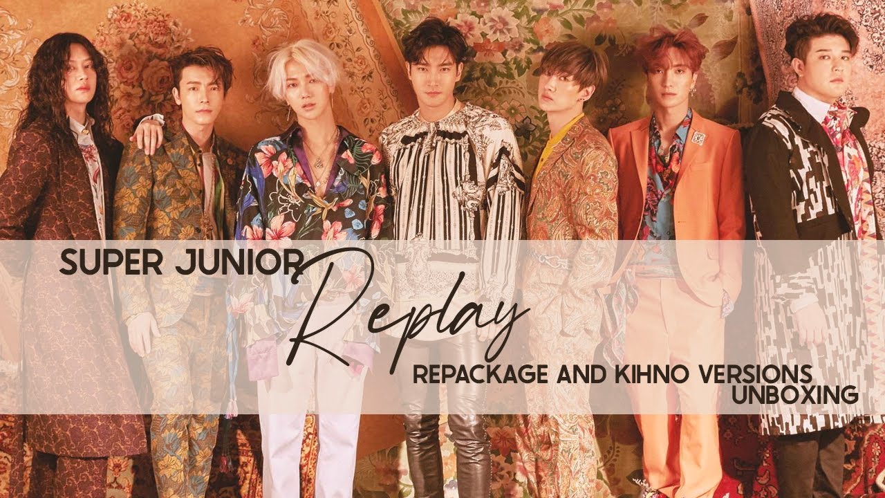 Super Junior Replay Albums Unboxing - YouTube