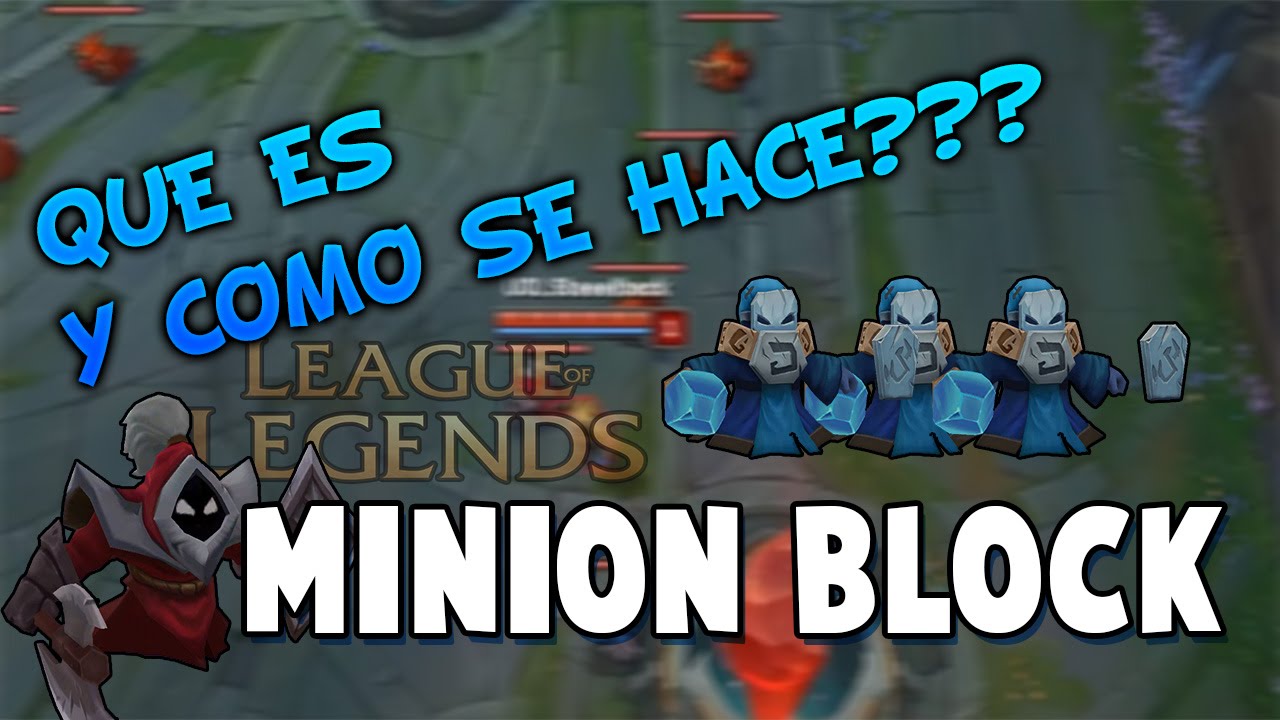 QUE ES Y COMO HACER MINION BLOCK?? GANAR LA LINEA DESDE EL MINUTO 1 ...