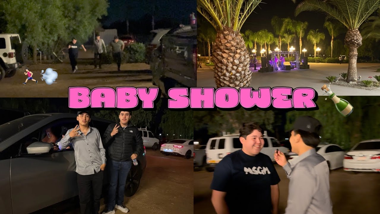 Baby shower de Chuy (casi corren al grupo 😨😬😂) - YouTube