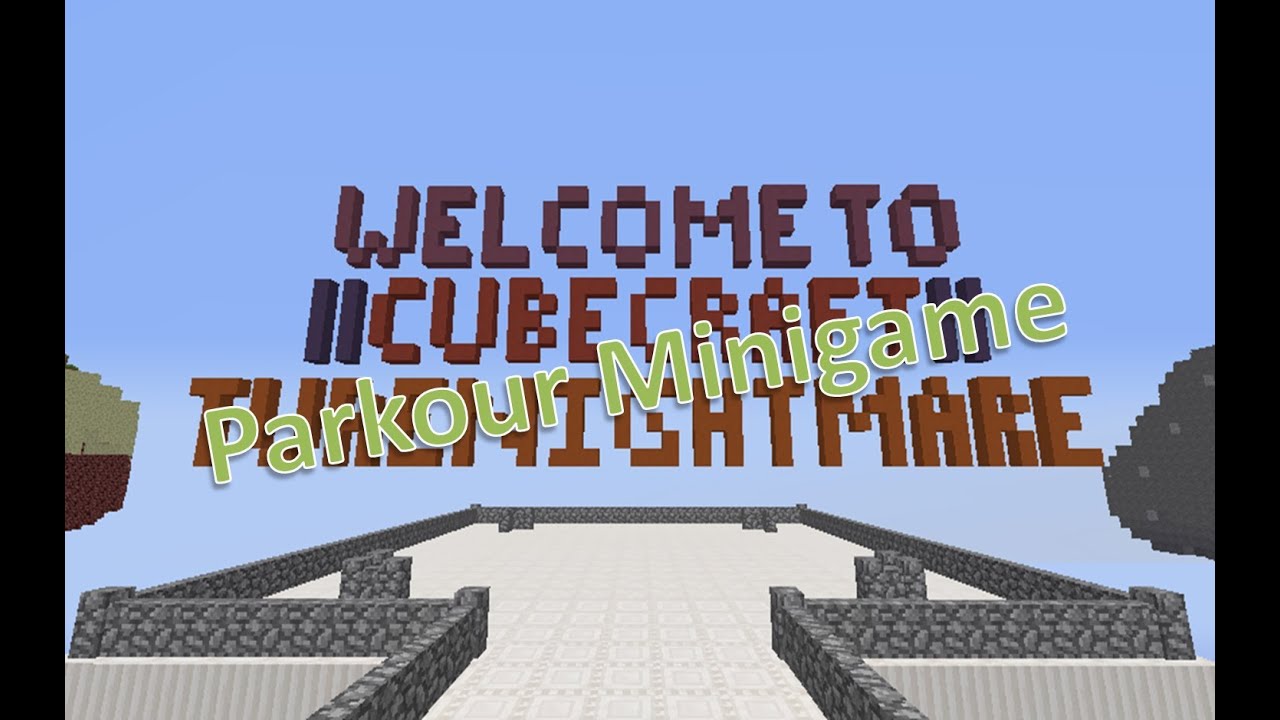 Minecraft Cube Craft Server - Parkour Minigame - YouTube