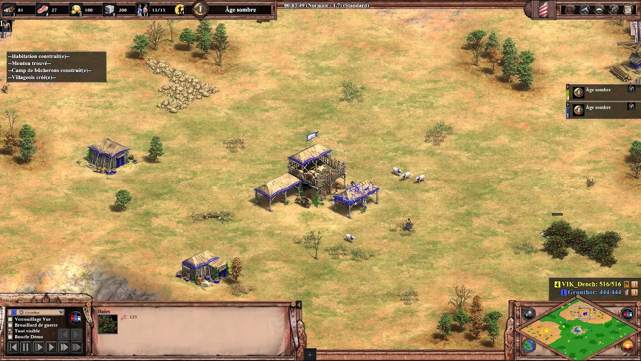 Age of Empires 2 Definitive Edition : Acropolis : vs VIK_Dench 1600 ...