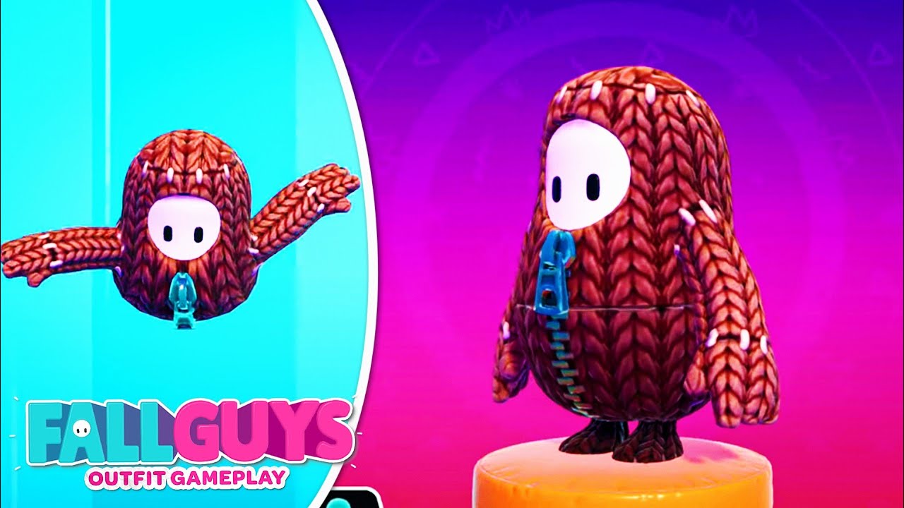 Fall Guys Sackboy Outfit Gameplay - YouTube