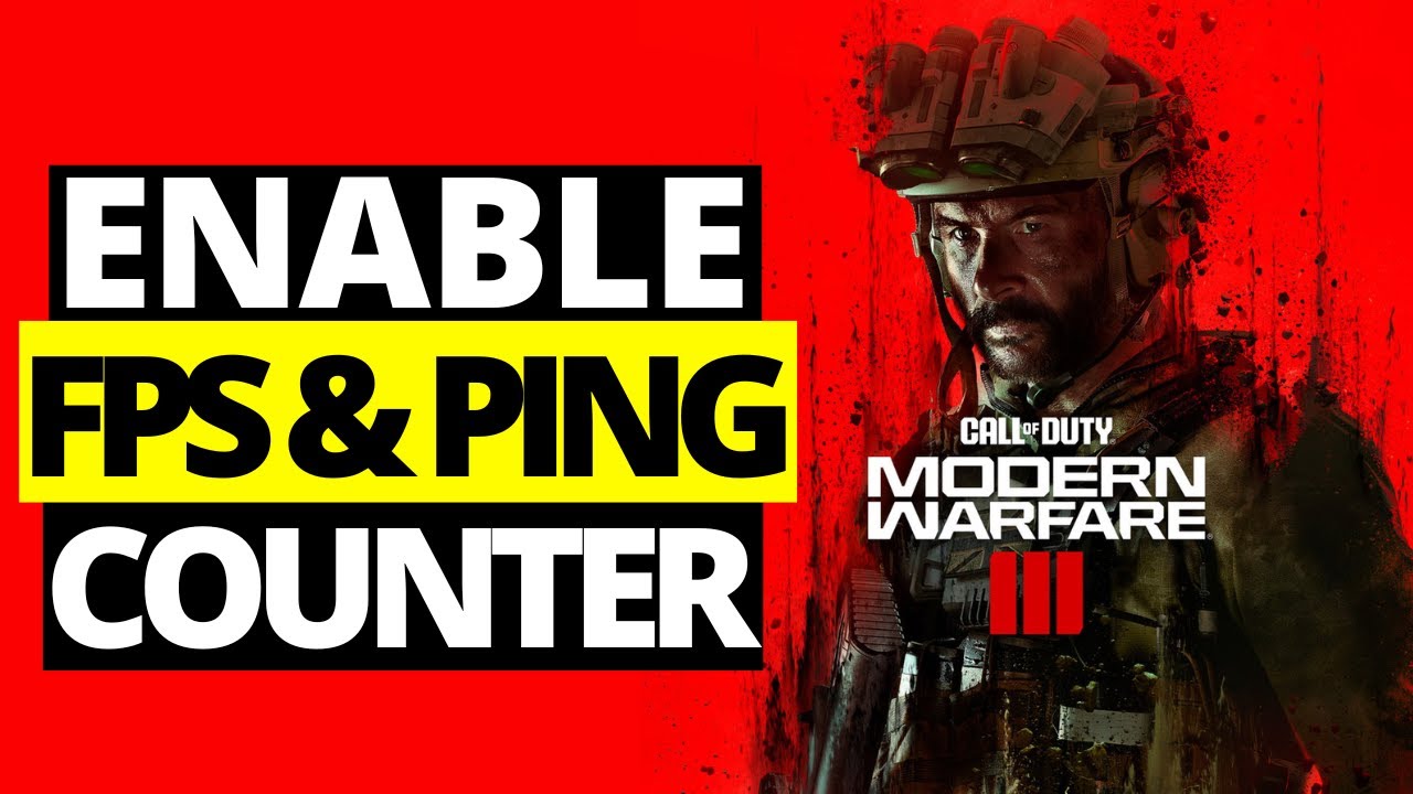 How To Show FPS Counter & Ping in COD MW3 & Warzone - Full Guide 2024 ...