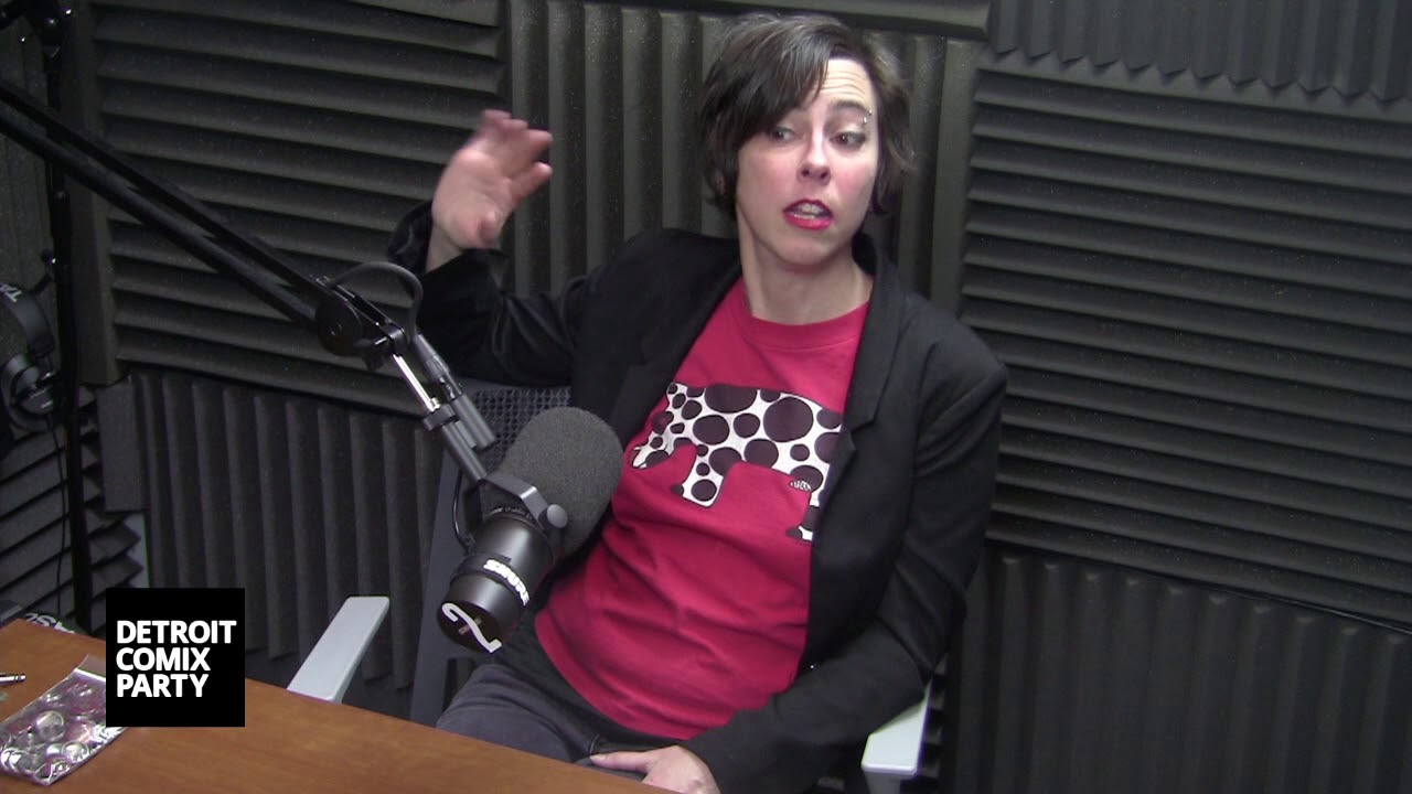 Detroit Comix Party - Episode 50 - Anne Elizabeth Moore - YouTube