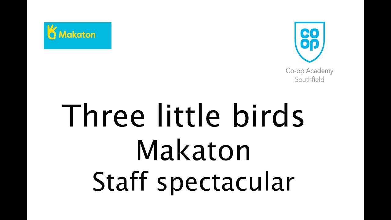 Three Little Birds Makaton Staff Spectacular - YouTube