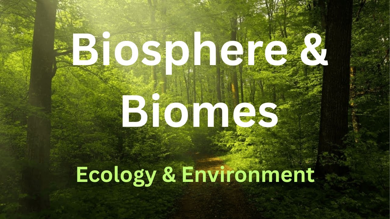 Ecology & Environment for UPSC (Biosphere, Biome) - YouTube