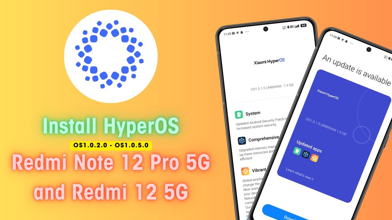 Install HyperOS updates now in Redmi Note 12 Pro 5G and Redmi 12 5G 📱 ...