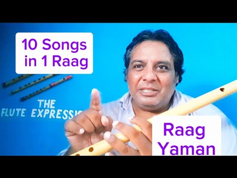 How to Play 10 songs in One Raga: a Tutorial I Raag Yaman l Flute l The ...