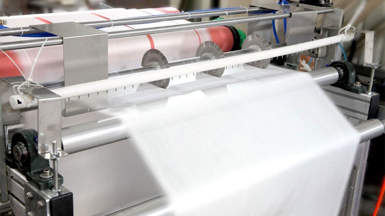 meltblown non woven fabric manufacturing process - YouTube