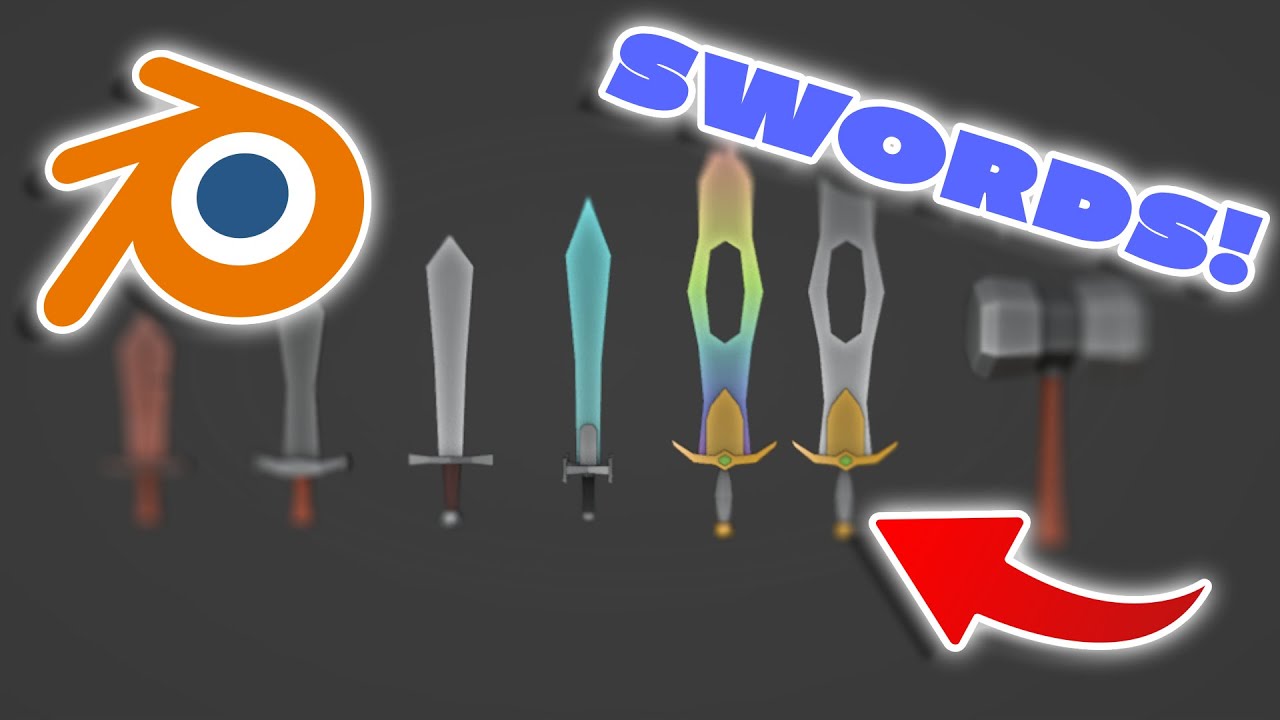Swords Speed Model! (Blender) - YouTube