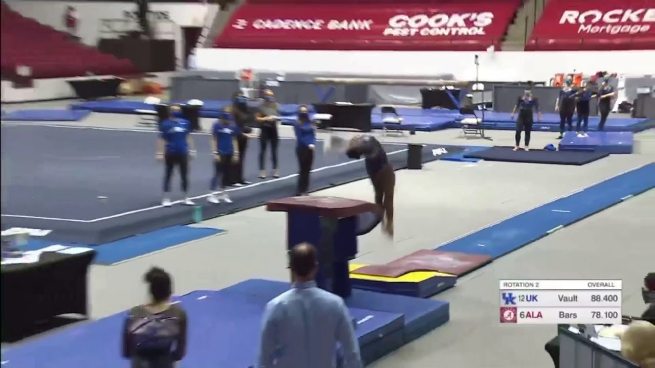 Cally Nixon Vault Kentucky @ Alabama 2021 9.900 - YouTube
