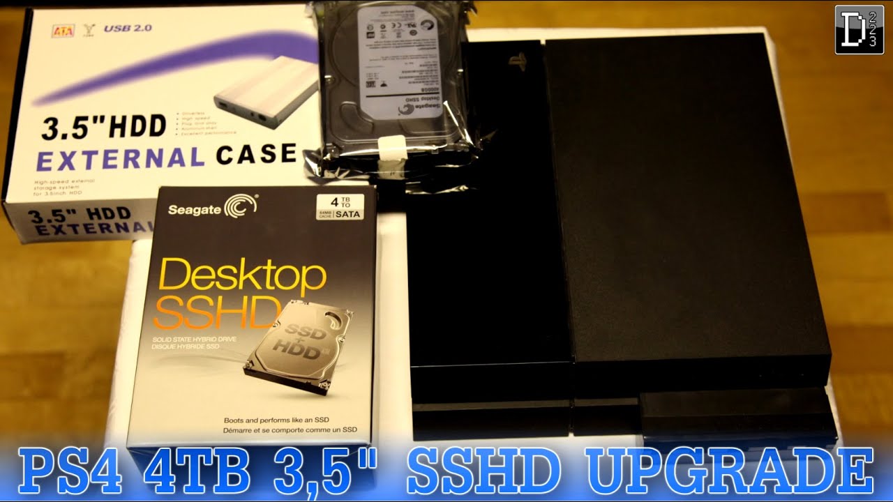 Sony PlayStation 4 4TB (4000 GB) external SSHD Upgrade 1080p HD - YouTube