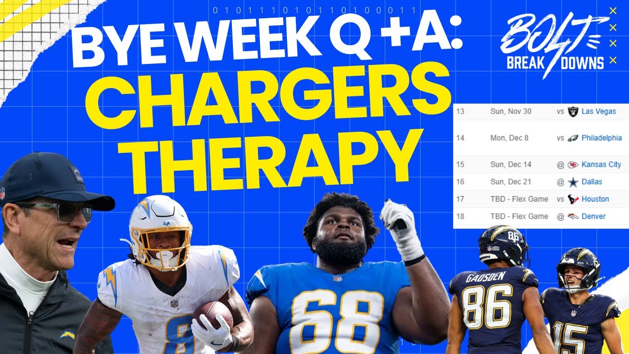 Chargers BYE Week Q&A: Remaining schedule, OL reshuffling, and ...