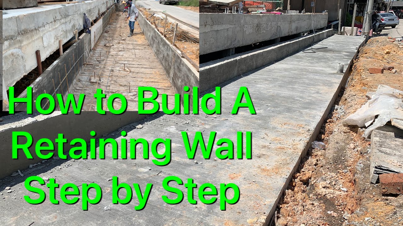 Use Coconut Tree Trunk to Build Strong & Solid Retaining Wall NEVER ...