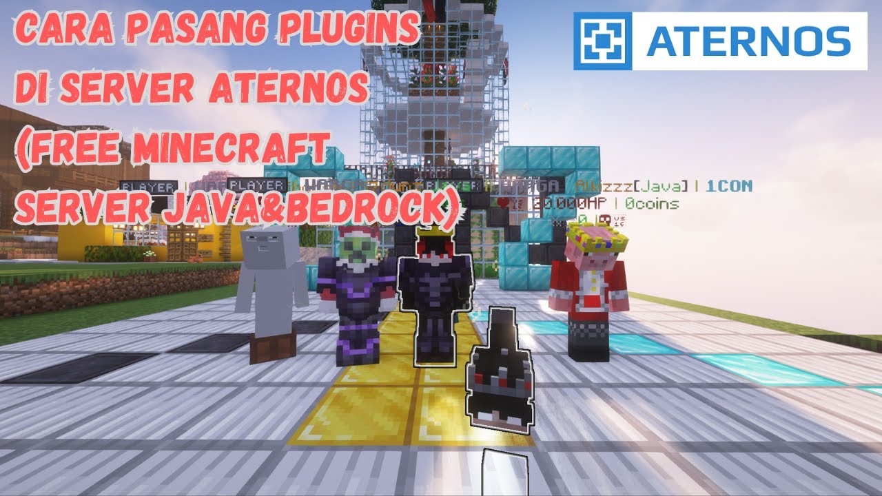 Cara Pasang Plugins Di Server Aternos! (Free Minecraft Servers) - YouTube