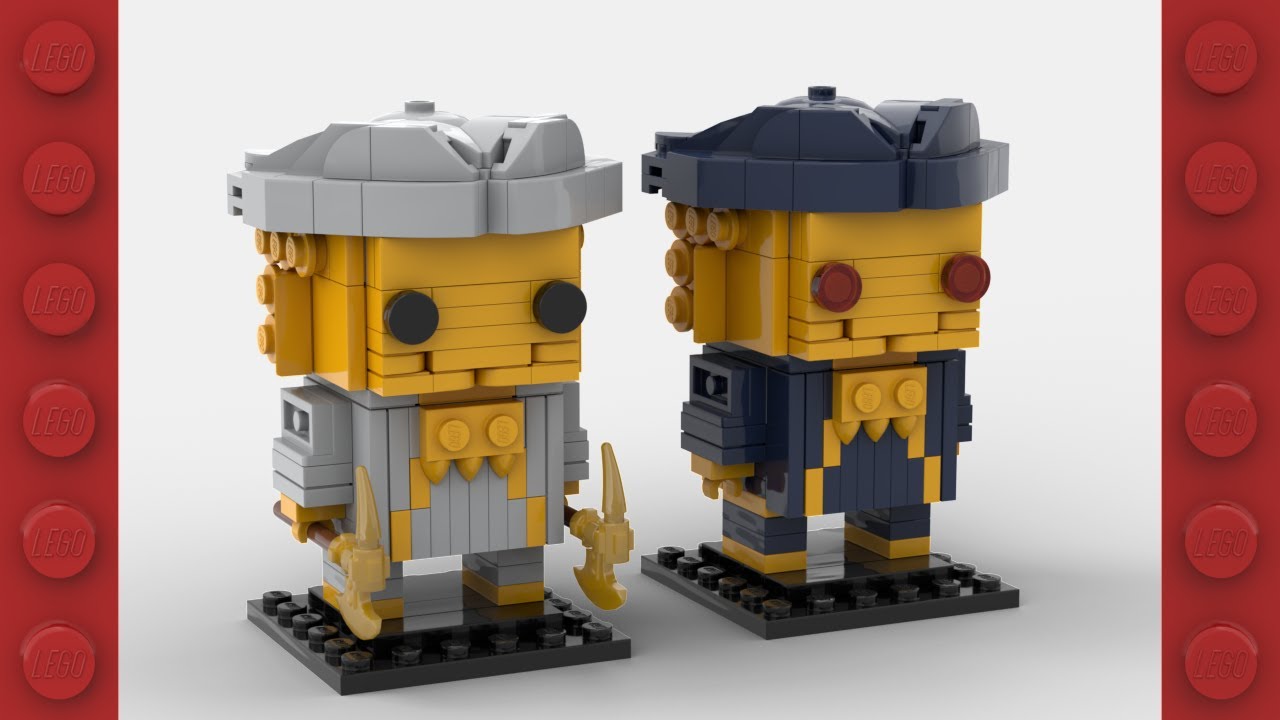 Gold Watcher [Dark Deception LEGO BrickHeadz MOC] - YouTube
