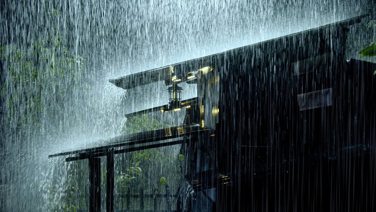 Goodbye Insomnia in 3 Minutes with Heavy Storm Rain & Powerful Thunder ...