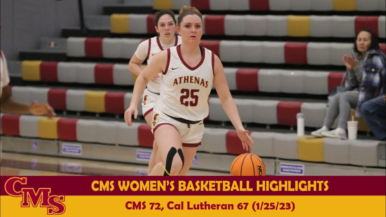 CMS Women's Basketball Highlights vs. Cal Lutheran - YouTube