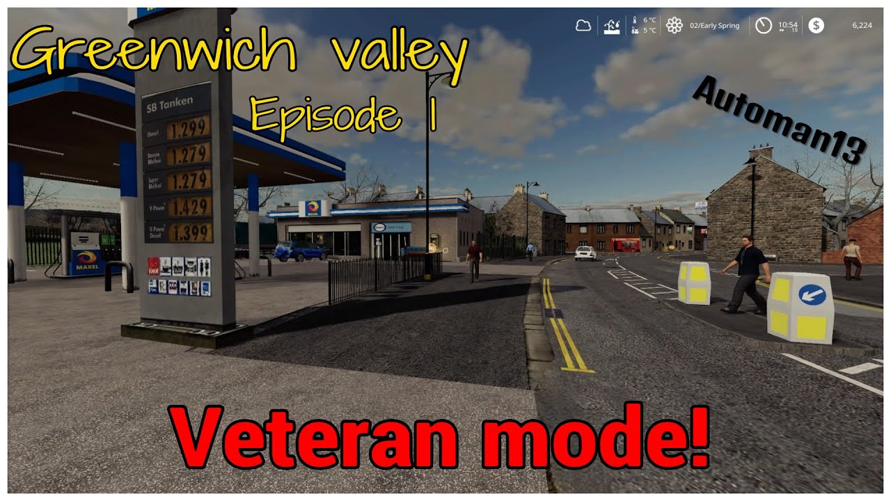 Greenwich Valley Ep1 Veteran Mode - YouTube
