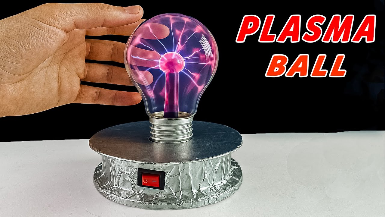 DIY Plasma Ball at Home ⚡ High Voltage Magic! (Easy & Fun) - YouTube