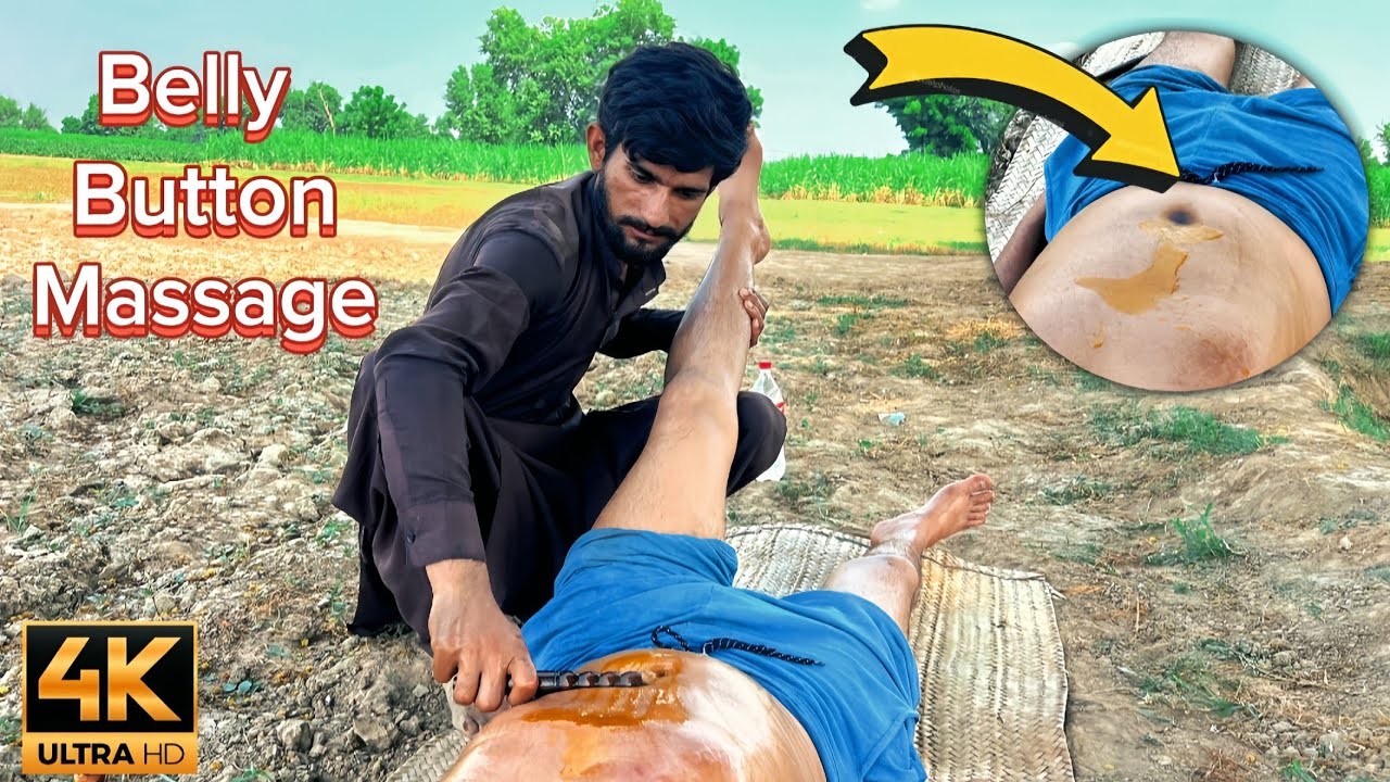 ASMR BELLY BUTTON MASSAGE | Heavy Oil Navel Massage For Relaxation ...