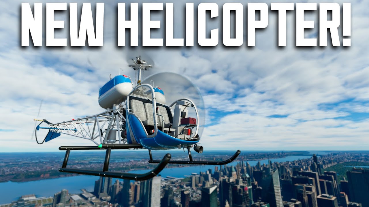 NEW Bell 47 NYC Helicopter Tour | NEW MSFS Helicopter Preview - YouTube
