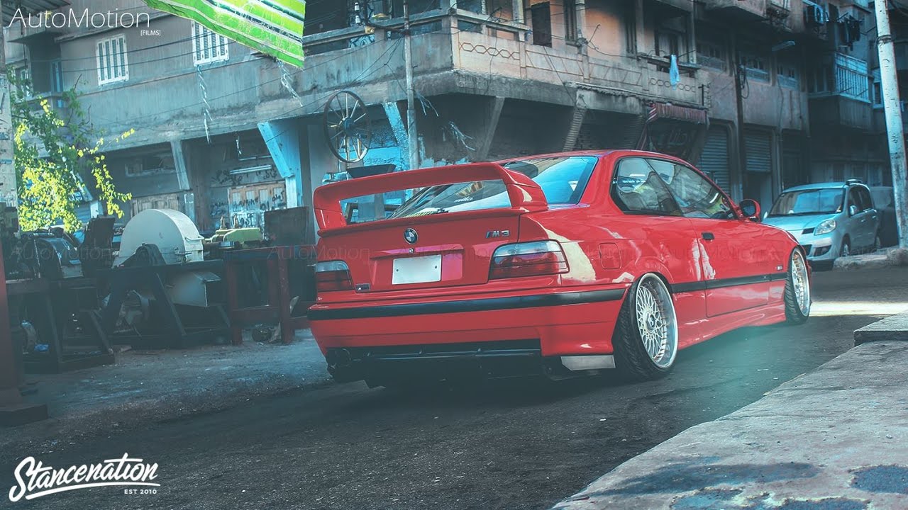 AutoMotion: LOWERED BMW ///M3 E36 | StanceNation - YouTube