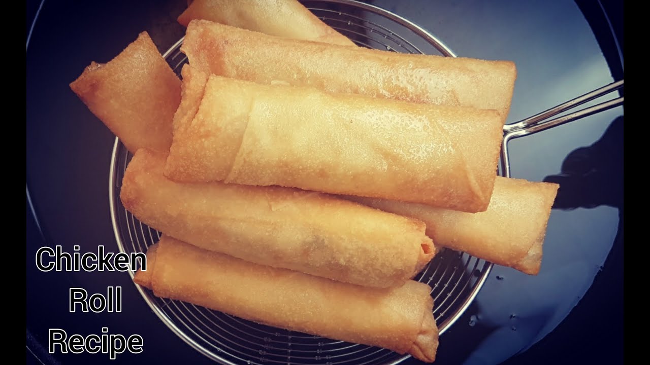 Crispy Chicken Mince Roll Recipe By Cook With Aqib | How to Make ...