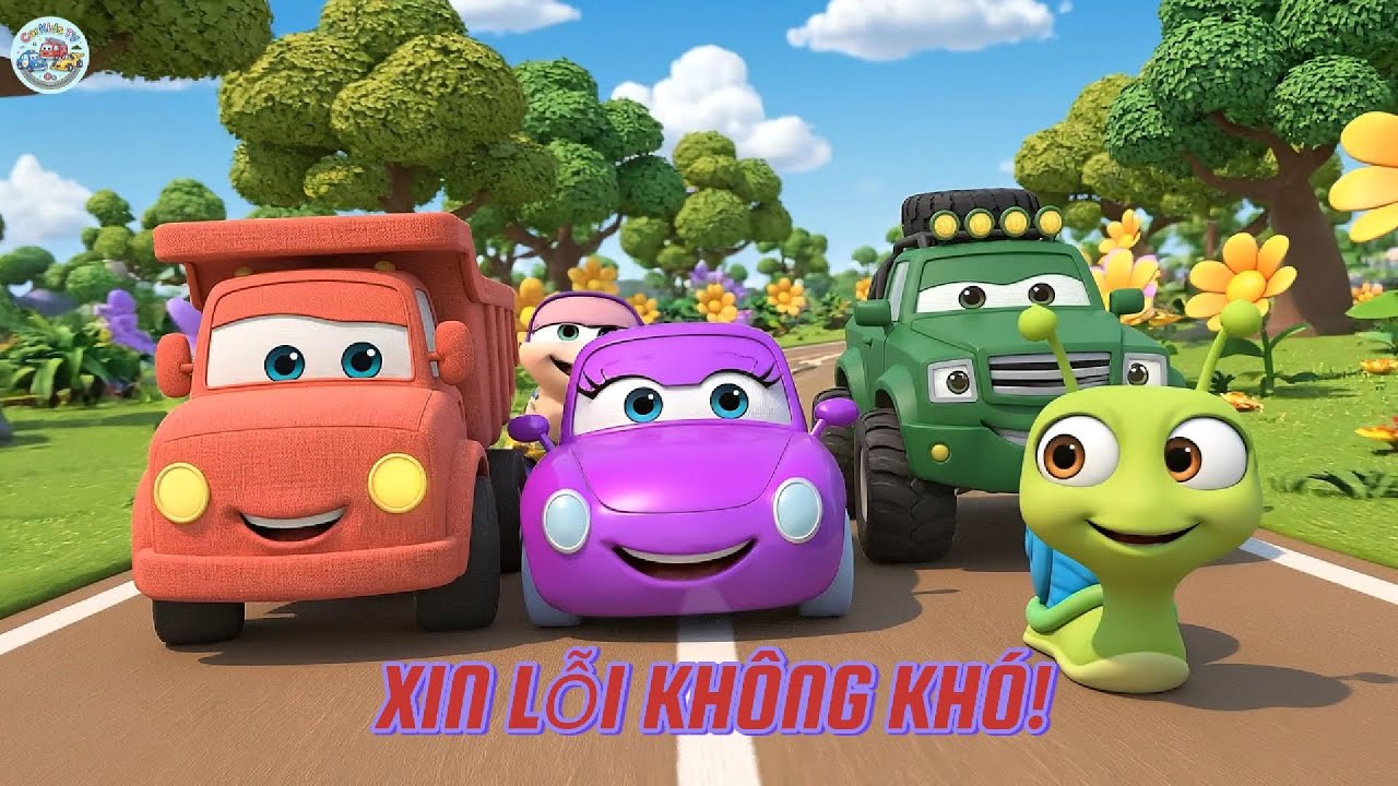 Xe Đồ Chơi Biết Xin Lỗi | Hoạt Hình 3D Dạy Bé Không Bắt Nạt & Biết Giúp ...