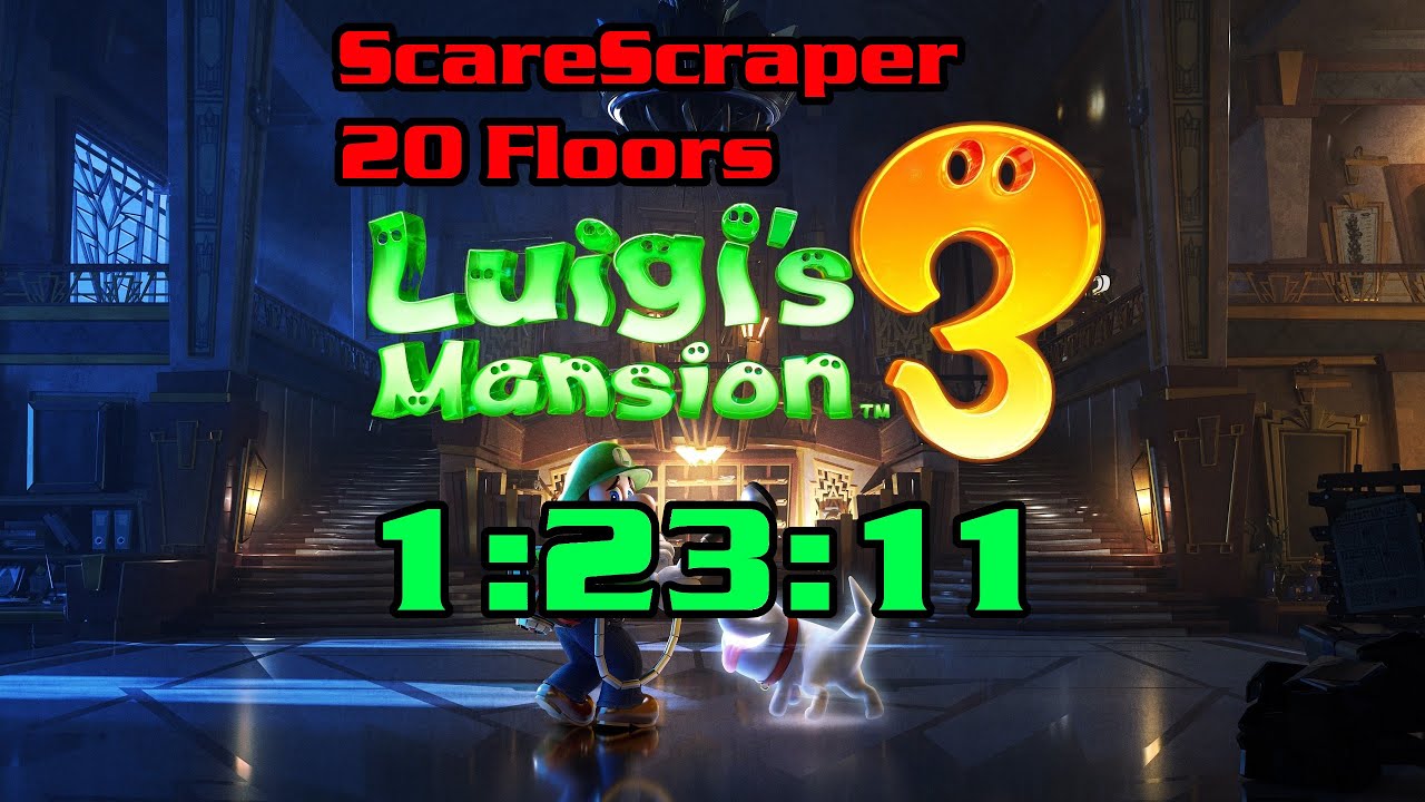Luigi's Mansion 3 ScareScraper (2 players, 20 floors) in 1:23:11 IGT ...