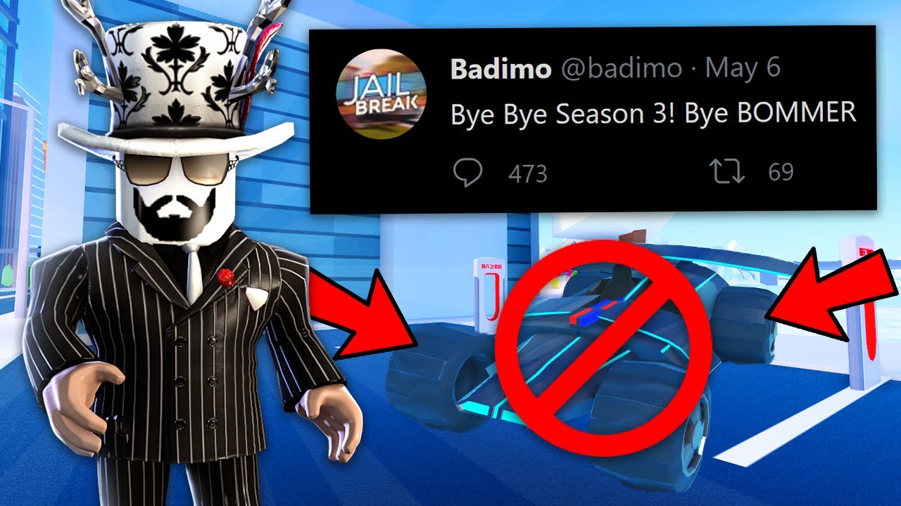 Asimo3089 Deleted Jailbreak Season 3 Accidently *Funny* (Roblox) - YouTube