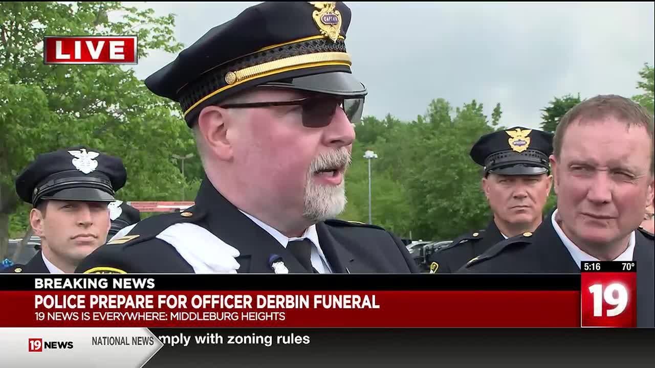 Euclid police pay tribute to fallen Officer Jacob Derbin during his ...