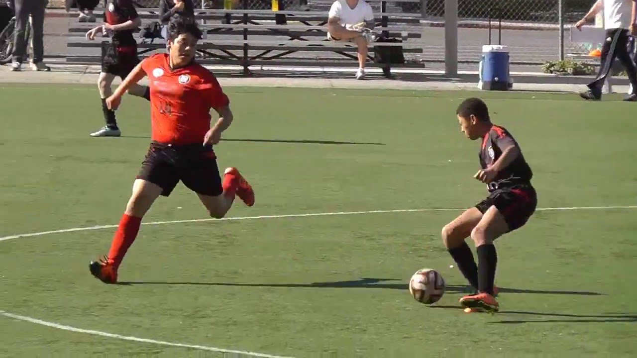 2016 AYSO BU14 All Stars 13A vs 13B Part 1 Feb 20 2016 - YouTube
