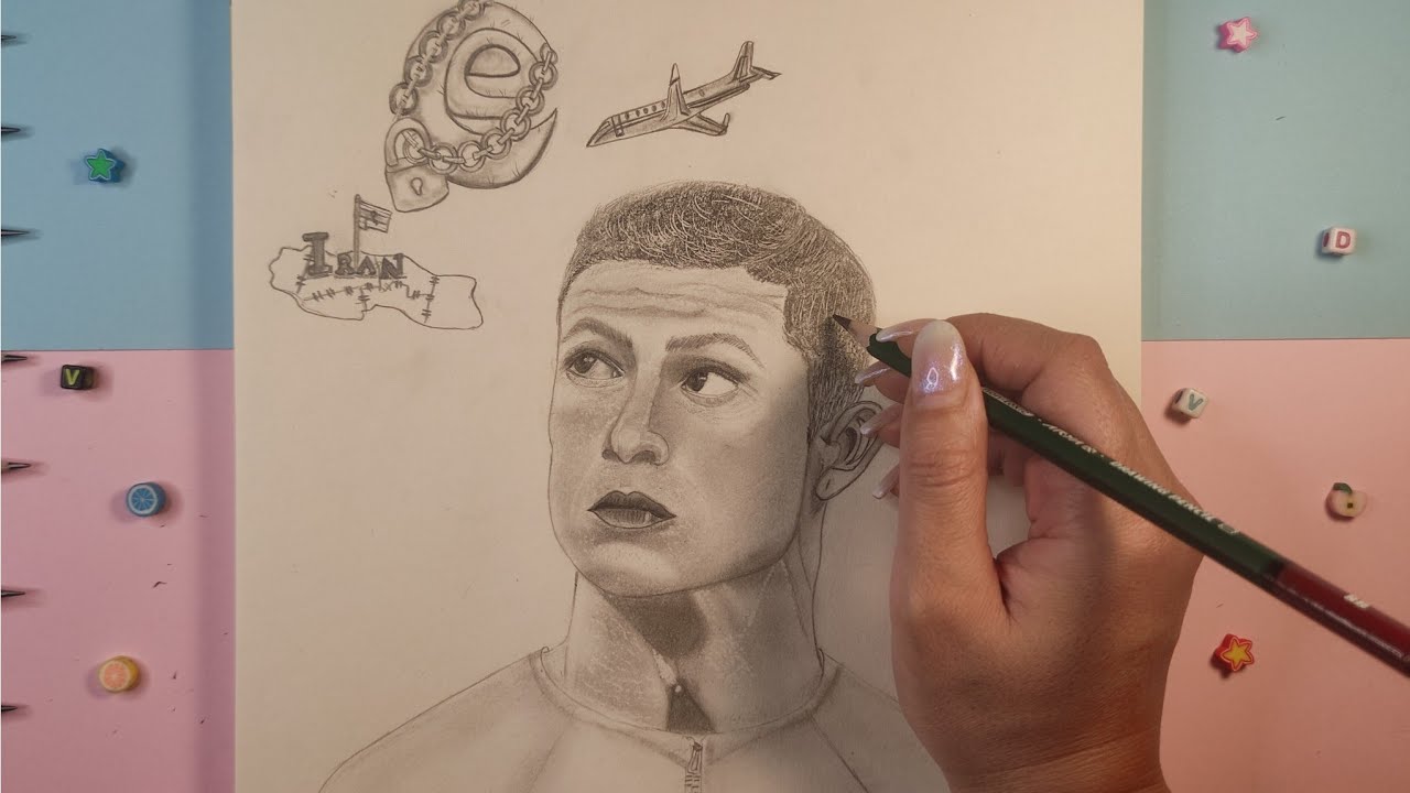 How To Draw Realistic cristiano Ronaldo,easy pencil sketch - YouTube