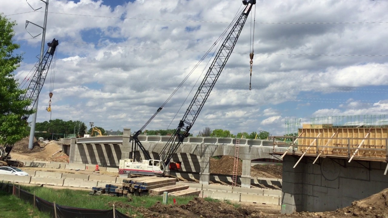High Point Bridge construction update - YouTube