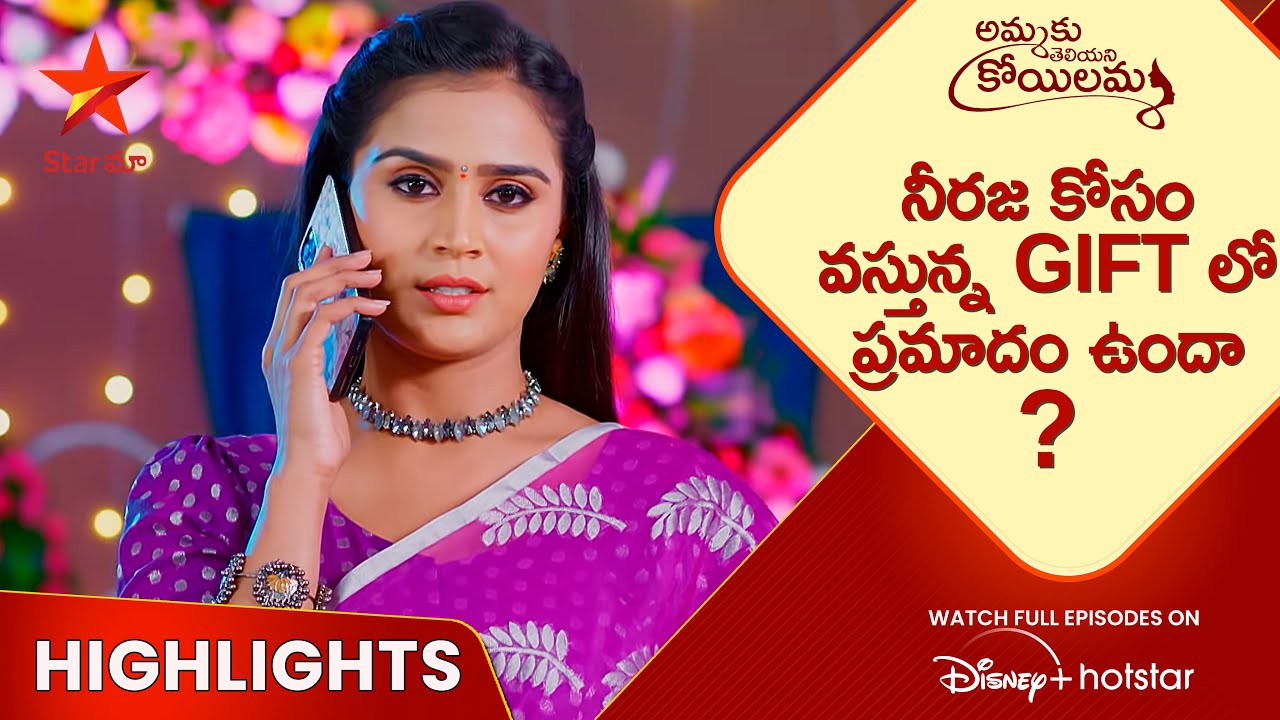 Ammaku Teliyani Koyilamma Ep-16 Highlights | నీరజ కోసం వస్తున్న Gift లో ...