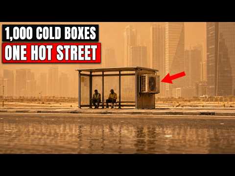 Dubai Air Conditions 1,000 Bus Stops At 113°F — And The Men Inside Built The Towers