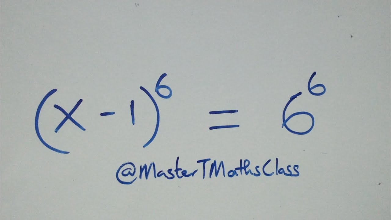 Can you solve this Exponent Math Olympiad Problem? - YouTube