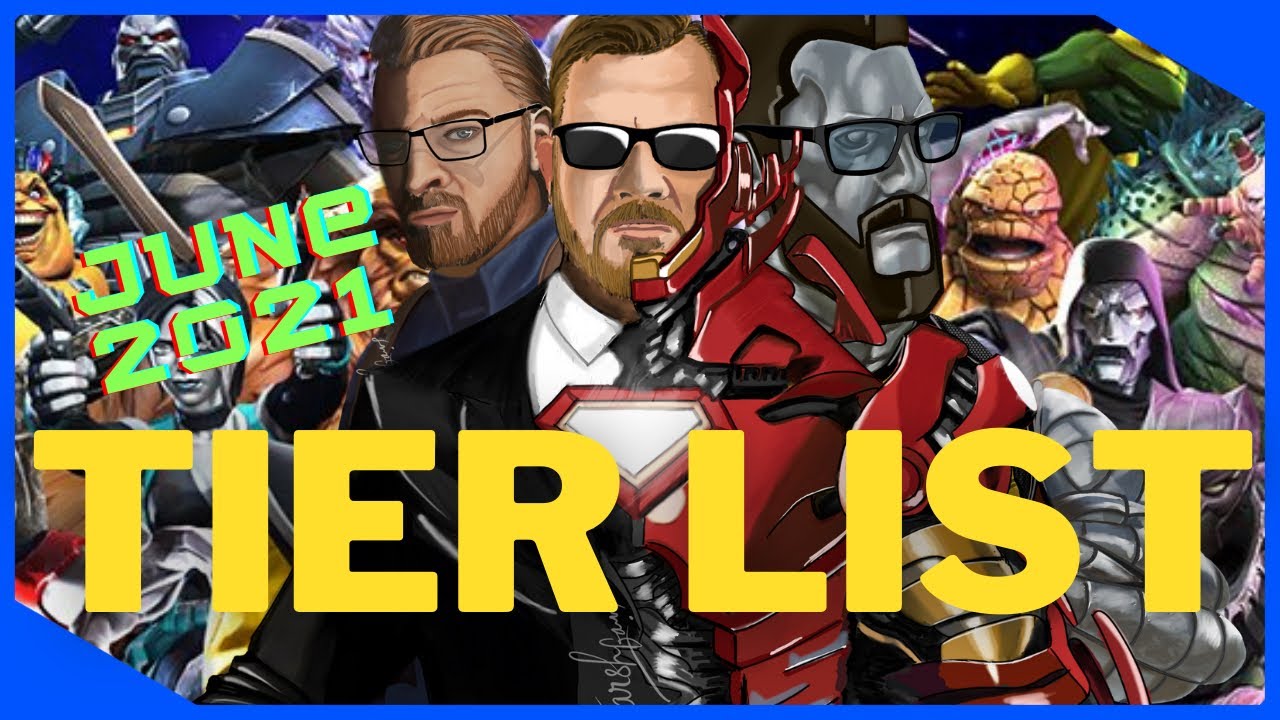 KT1 MCOC Tier List! Version 1.0! Marvel Contest Of Champions! - YouTube
