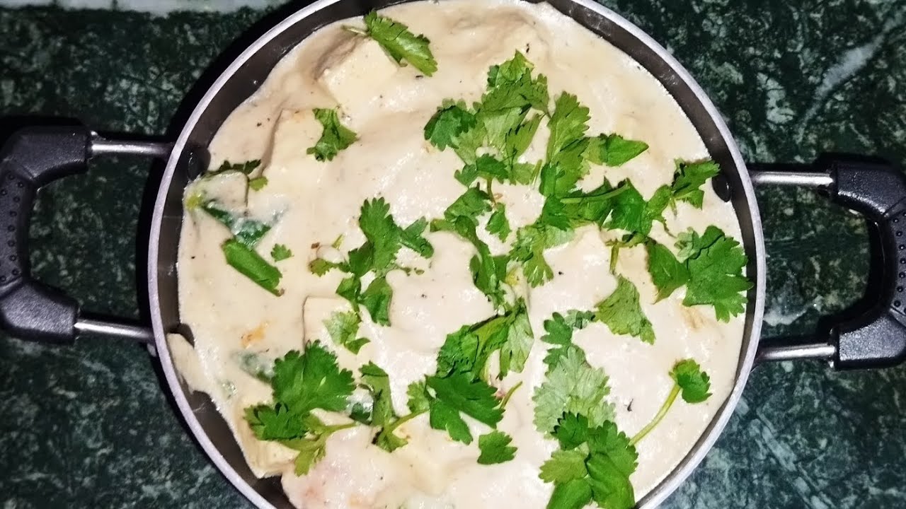 Restaurant Style White Gravy Paneer|Paneer Cooked in white Gravy ...
