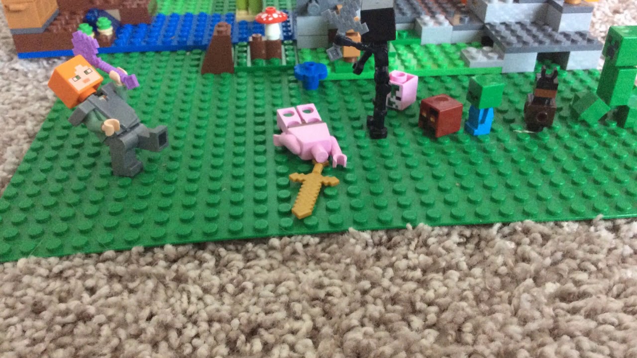 LEGO Minecraft the epic battle! - YouTube