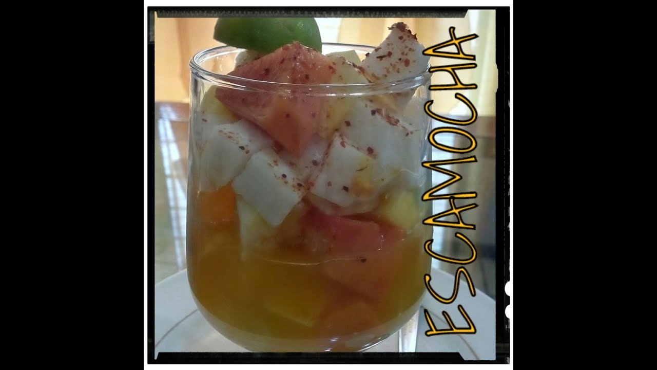 Escamocha: Delicioso cocktail de frutas. - YouTube