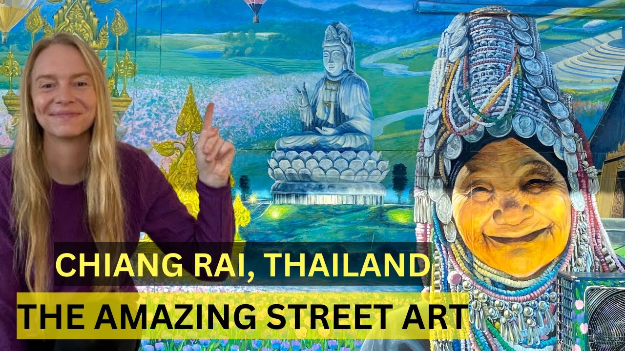 I Walked To The Blue Temple • My First Impressions Of Chiang Rai • Town ...