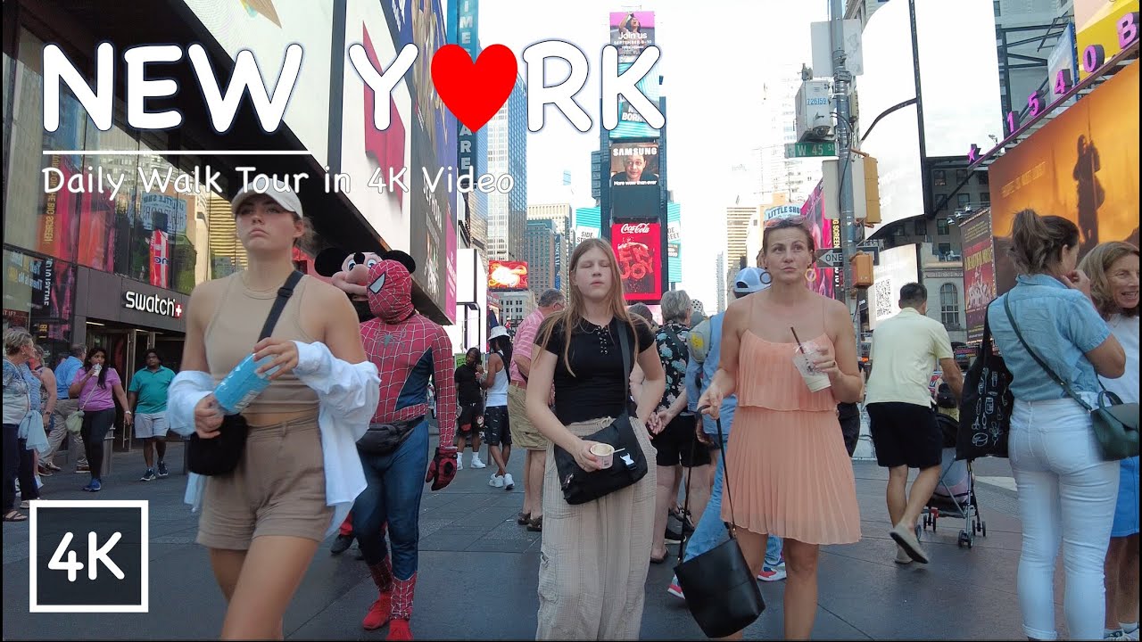 [Daily] New York City, Midtown Manhattan Summer City Walk Tour, 7th ...