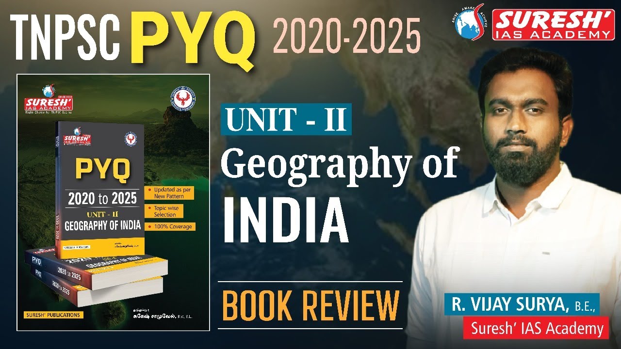 TNPSC | GROUP-I, II/IIA, IV | GEOGRAPHY OF INDIA | PYQ 2020-25 | BOOK ...