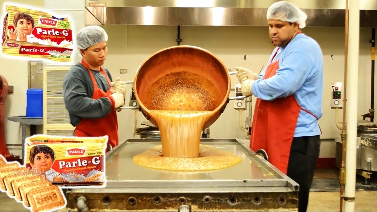 देखिये Factory में कैसे बनाया जाता है पारले जी ( Parle G) बिस्कीट || 10 ...