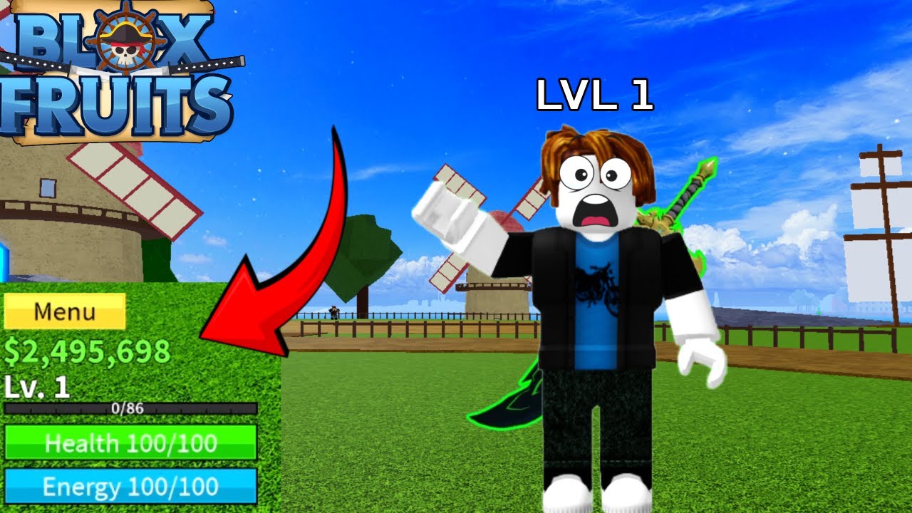 I Made THE STRONGEST Level 1 Account In Blox fruits.. - YouTube