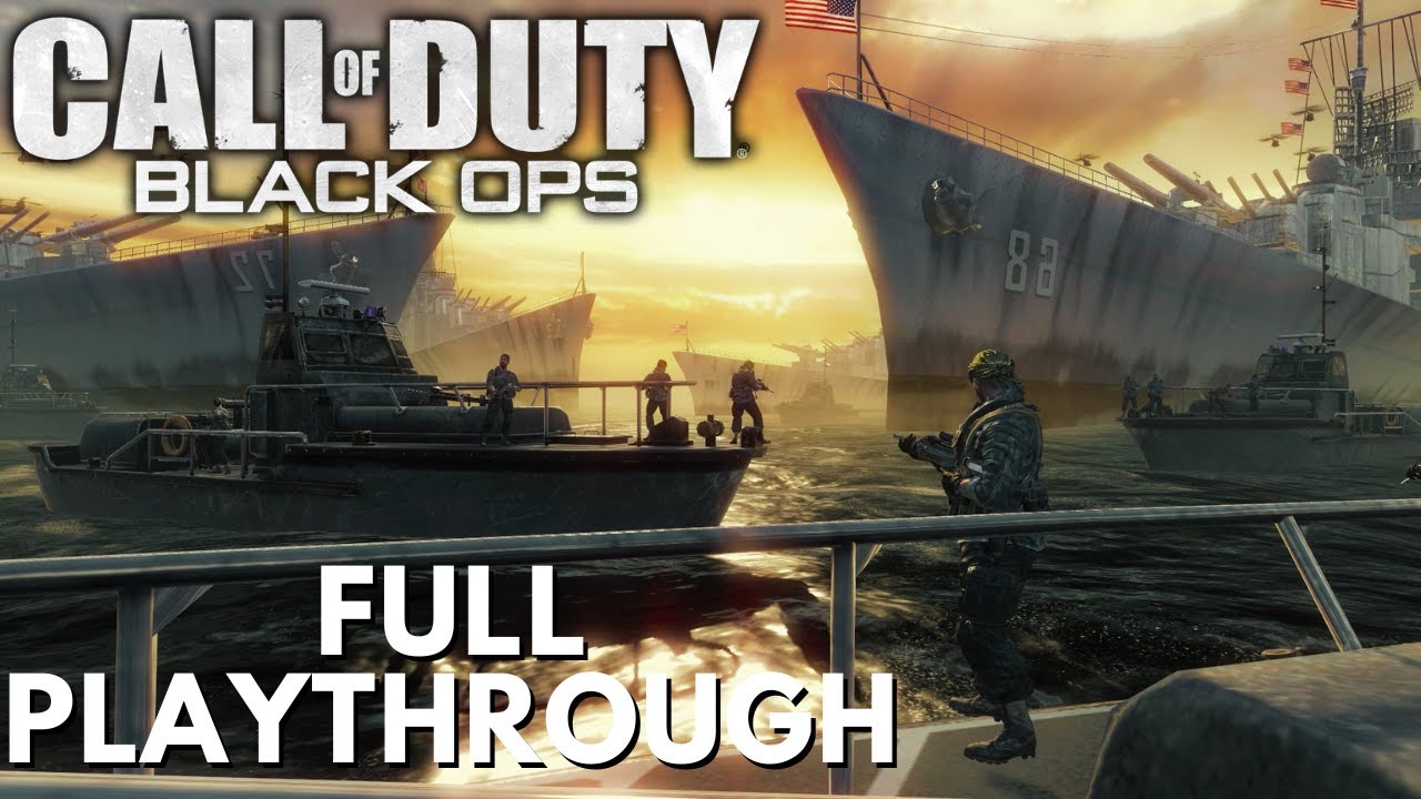 Call of Duty: Black Ops 1 Campaign - Full Game (Playthrough - No ...
