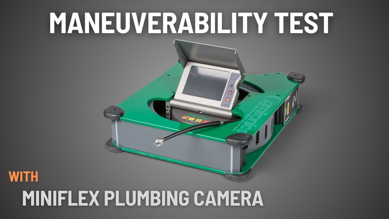 Maneuverability Test of Miniflex Plumbing Camera - 3 Straight 90s - YouTube